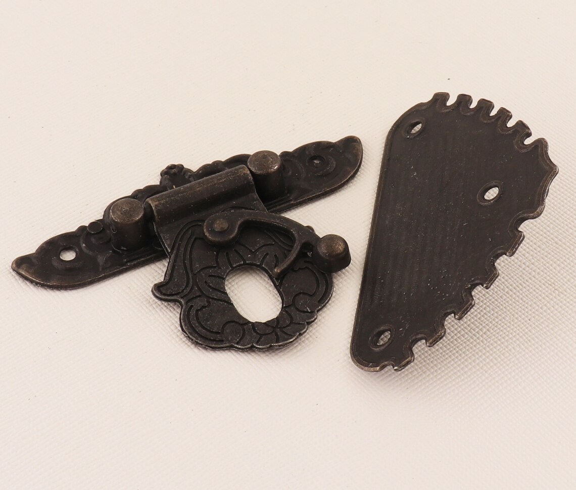 Lock Latch,antique Bronze Latch Clasp,jewelry Box Latch,vintage Style ...