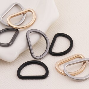 Purse D Ring,flat Cast D Rings,metal D Rings,3/4'' Bag Purse Silver ...