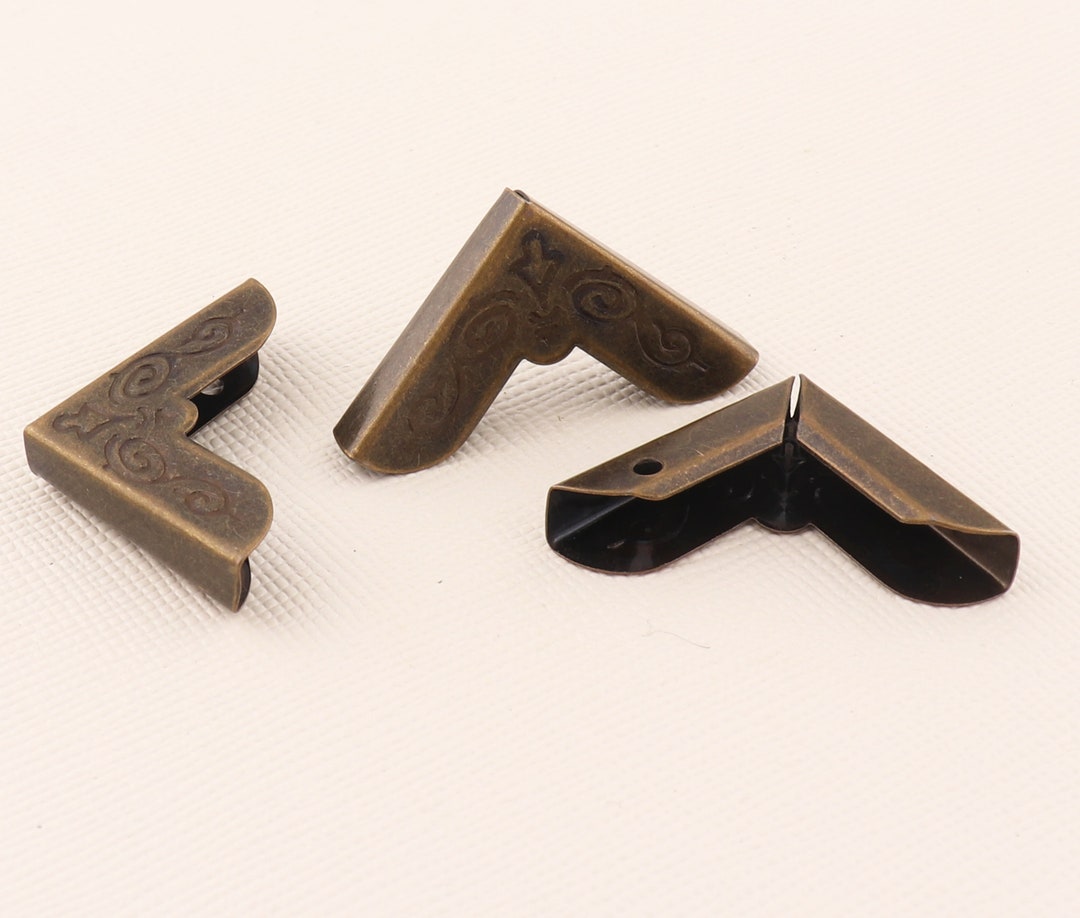 Wooden Box Corner Protector Corner,jewelry Box Corner Bracket,vintage ...