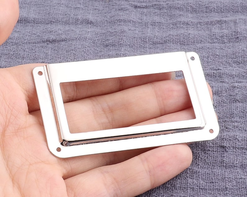 6pcs 48mm Silver Metal Labels Framesdrawer Labels Frame - Etsy