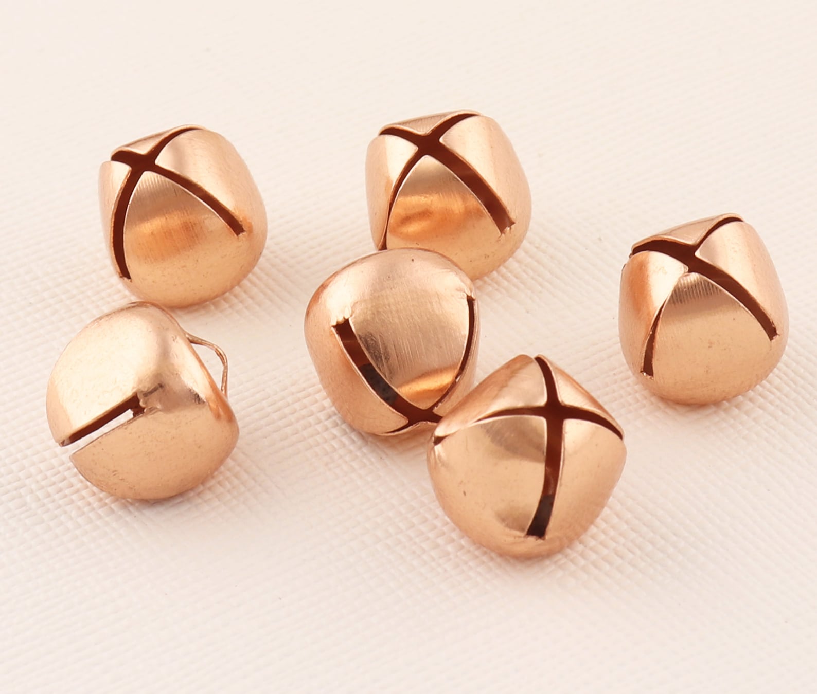 Rose Gold Metal Bells100pcs Jewellery Bellschristmas | Etsy