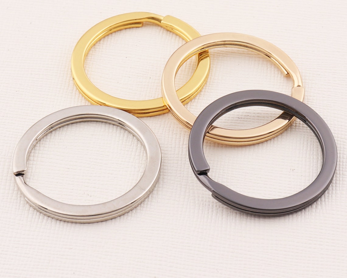 Double Loop Split Rings/keyrings Split Rings/key Ring/key Fob | Etsy