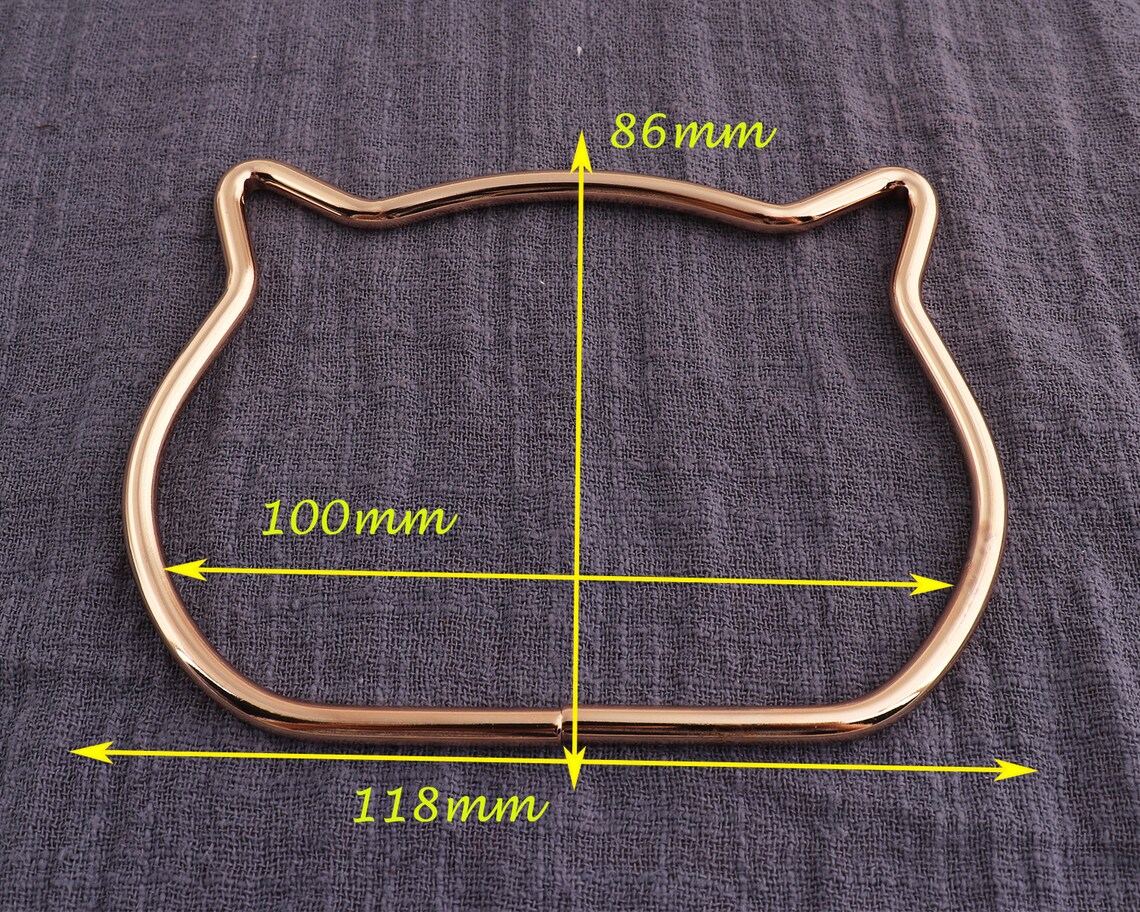 100mm Round Purse Frame Metal Purse Frame With Handle 1pcs - Etsy