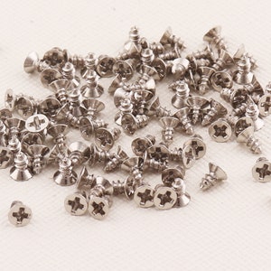 Decorative Screws for Wood-flat Round Head- Mini Tiny Machine Screw ...