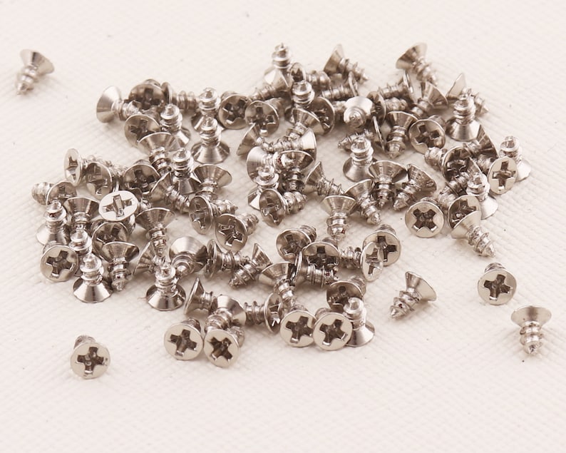 Decorative Screws for Wood-flat Round Head Mini Tiny Machine - Etsy
