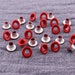 100pcs Red Eyelets Grommets With Washers,brass Eyeletssmall Round ...