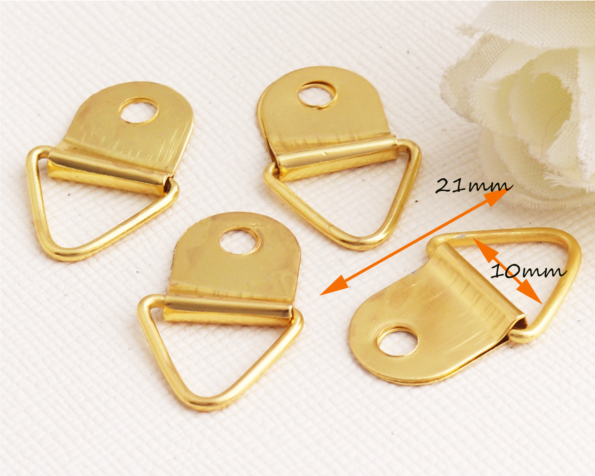 Gold Photo Frame Hook Hanging Photo Frame HangerTriangle | Etsy