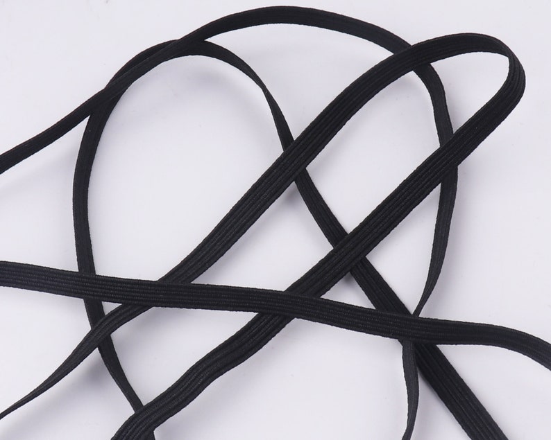 6mm 20yards Flat Elastic Bands Elastic Cord Stretch String - Etsy