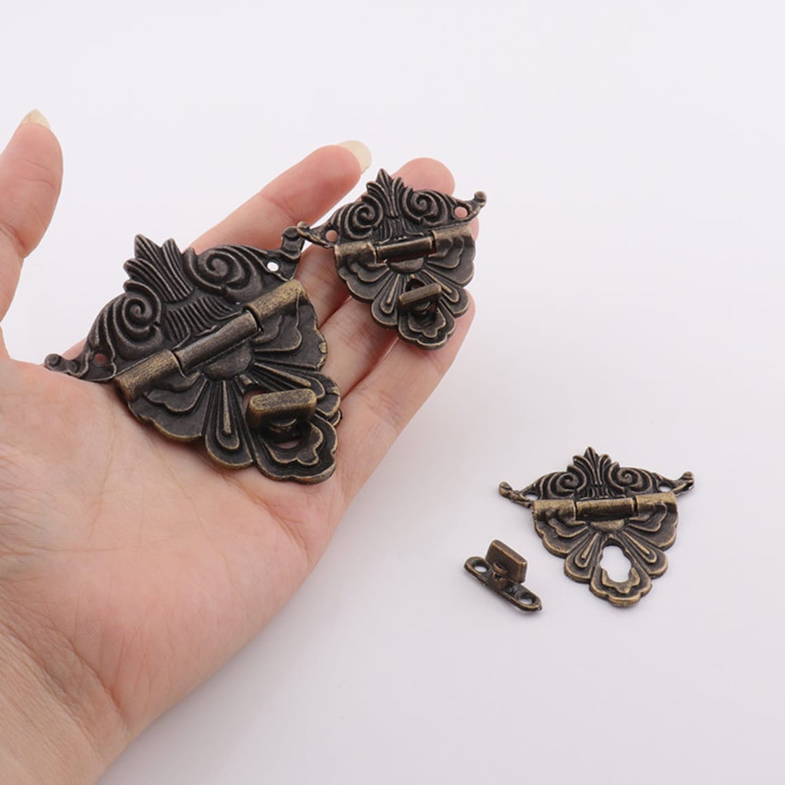 Vintage Gift Boxes Latches Rustic Latch Haspbuckle | Etsy