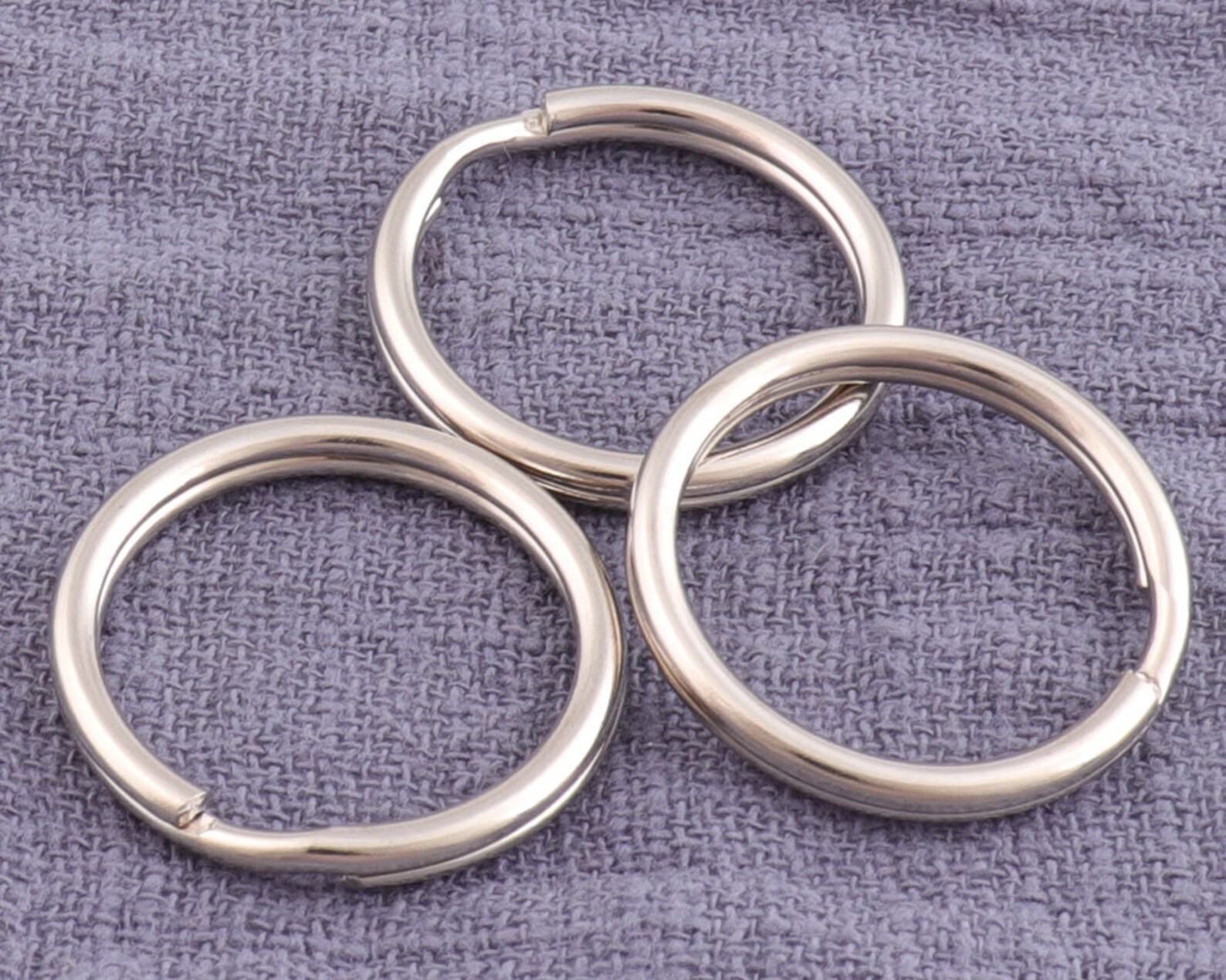 30pcs Silver Double Loop Jump Ringssplit Key Ringkey Fob - Etsy