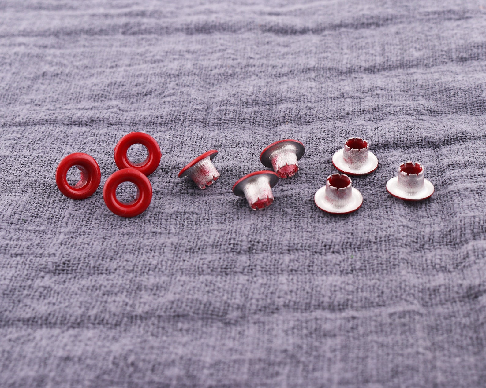 100pcs Red Eyelets Grommets With Washersbrass Eyeletssmall - Etsy
