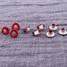 100pcs Red Eyelets Grommets With Washers,brass Eyeletssmall Round ...