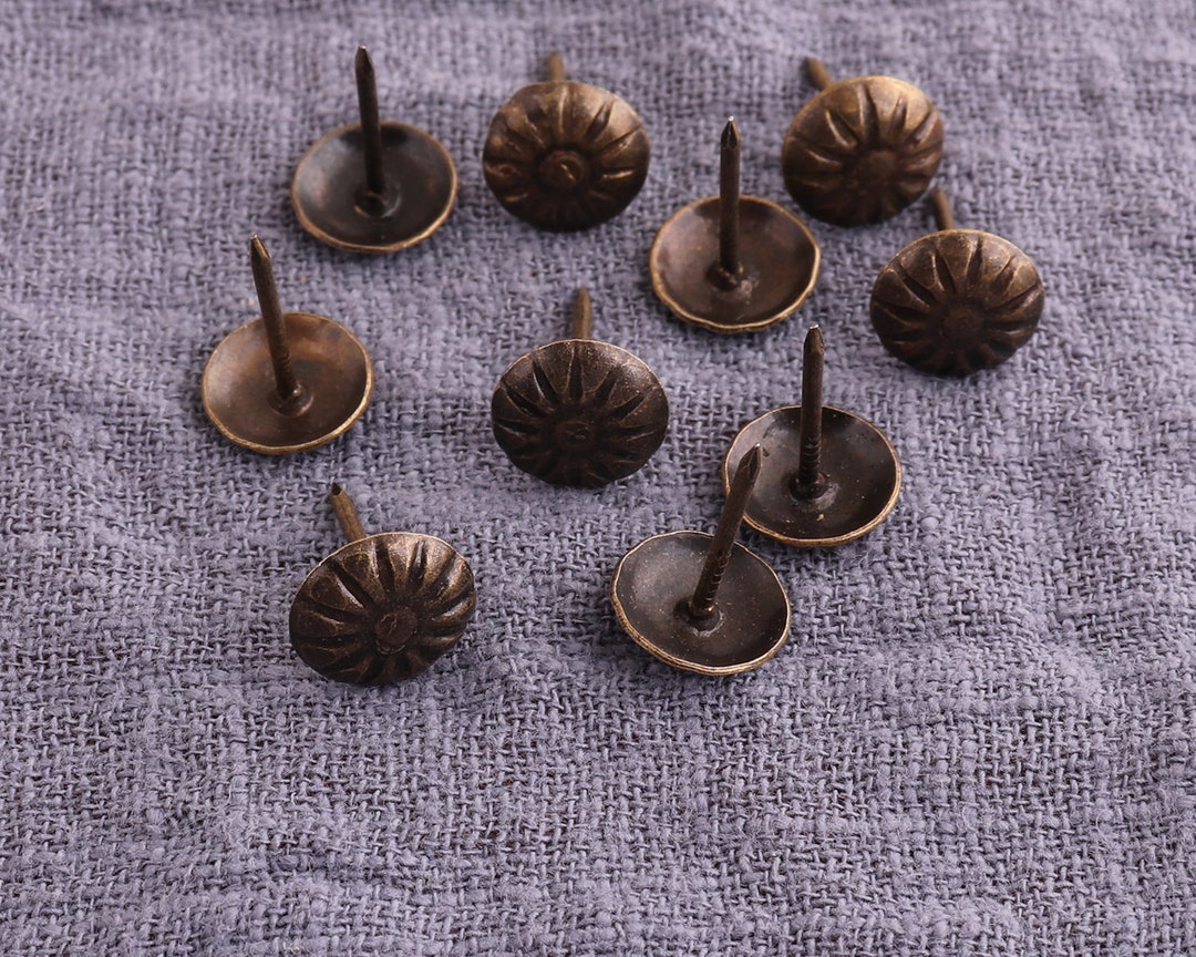 40pcs Round Upholstery Tack Screw,pin Pushpin ,11mm Thumbtack ...