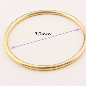 Large Metal O Rings Round, O Rings for Handbag Purse Bag Making ...