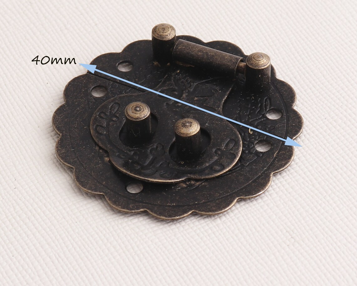 Antique Bronze Lock Latchspecial Lock Latchjewelry Wooden - Etsy