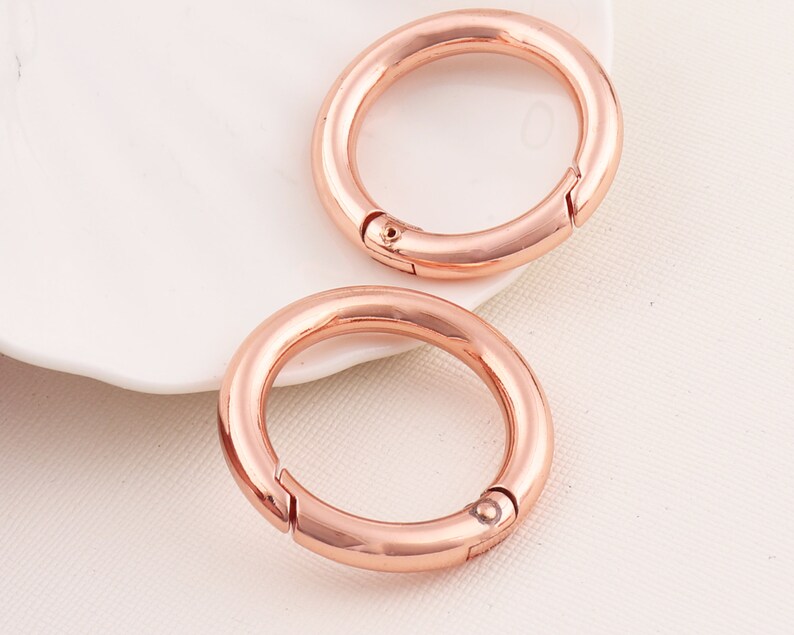Round Ring Gate Spring Snap Hooks Gate Ring25mm Spring - Etsy