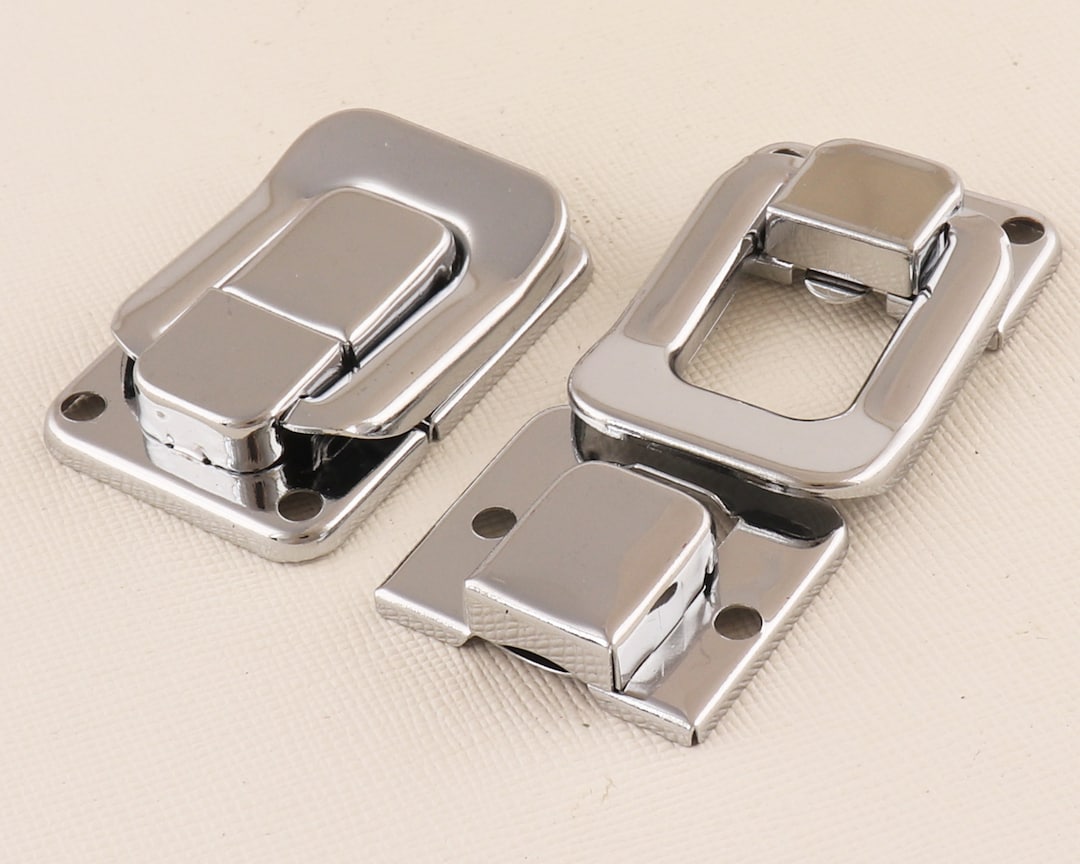 Latches Clasp,metal Lock Catch for Wooden Box Suitcase Buckle,silver ...