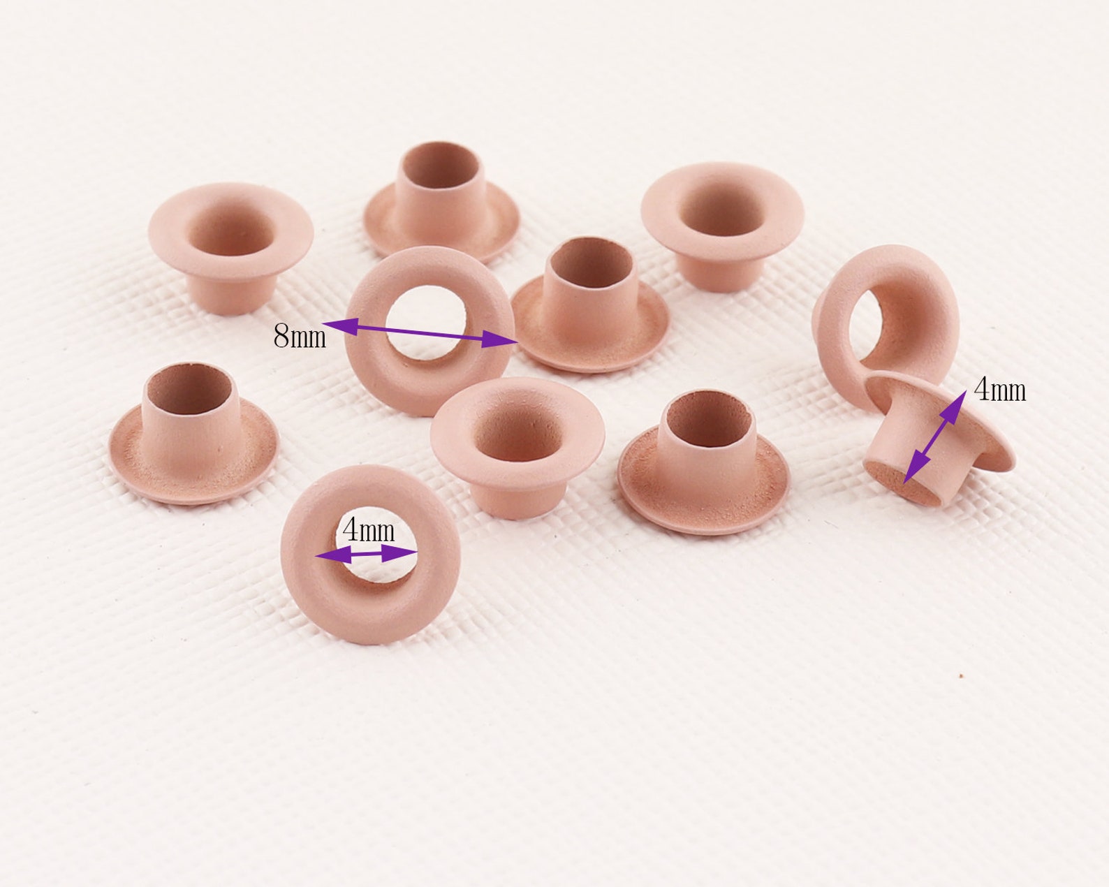200pcs Pink Eyelets Grommets round Grommet Eyelet Purse | Etsy