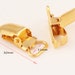 Metal Oval Pacifier Clip,gold Metal Suspender Clips,round Plastic ...