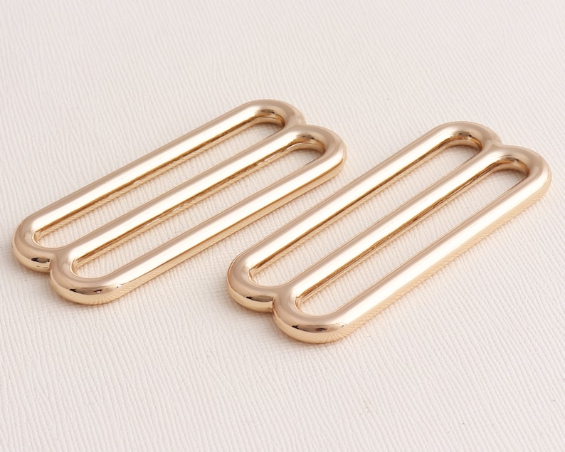 Slide Adjusterslight Gold Metal Slide Strap Adjuster for | Etsy
