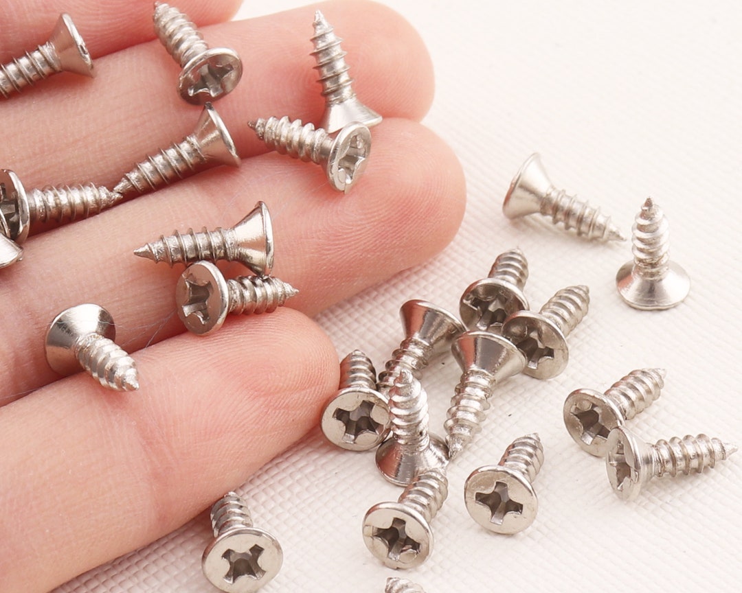 Small Box Screws - Jewelry Box Hardware,flat Head Wood Screws-hinge ...