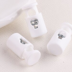 30pcs Cord Lock,spring Loaded Plastic Mini Drawstring Bags, Masks ...