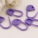 Purple Safety Pin Stitch Markers Plasticknitting Stitch - Etsy