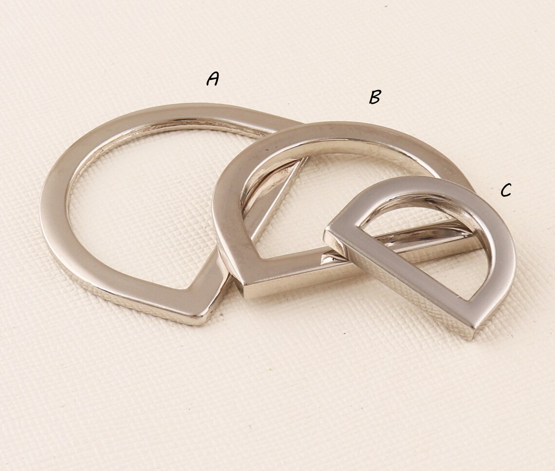 D Ringsheavy Duty D Ring Round Rings Metal D Ringsd Rings | Etsy