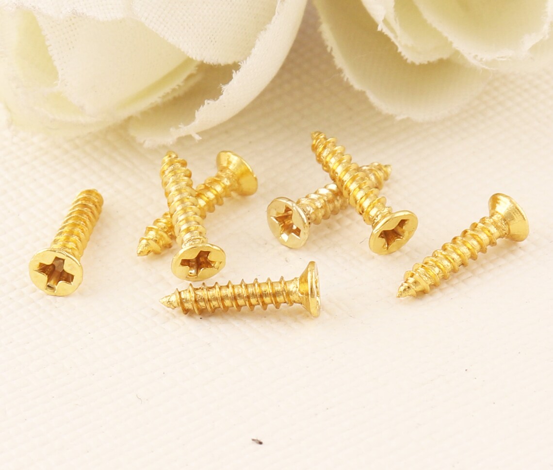 300pcs Box Screws Slotted Screwswood Screws10mm Flat Head - Etsy