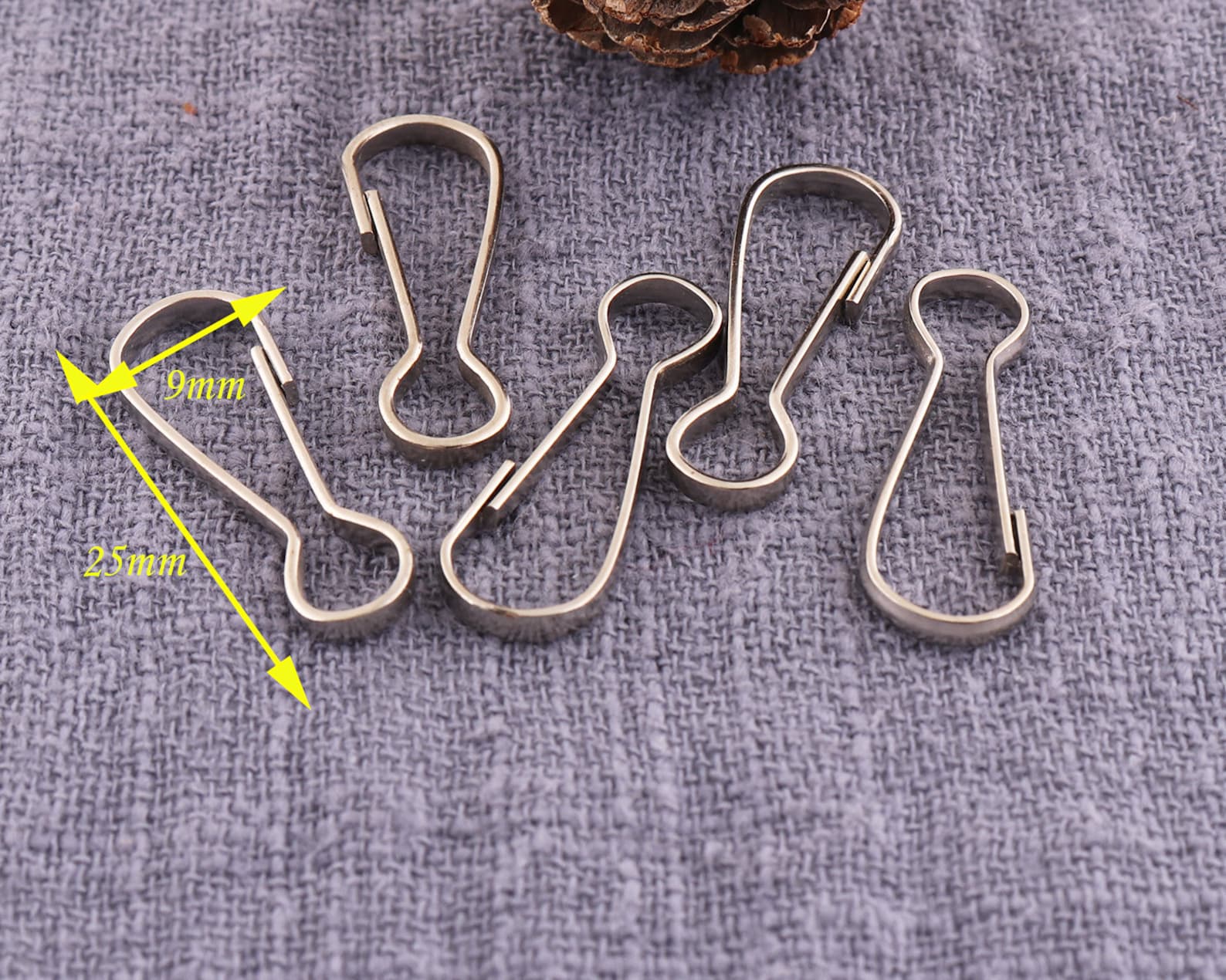 Lanyard Clip 100pcs Silver Plated Lanyard Hook 25mm Lanyard - Etsy