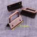 32mm Red Copper Plated Key Fobs and Key Rings webbing Key Fobs ,16pcs ...
