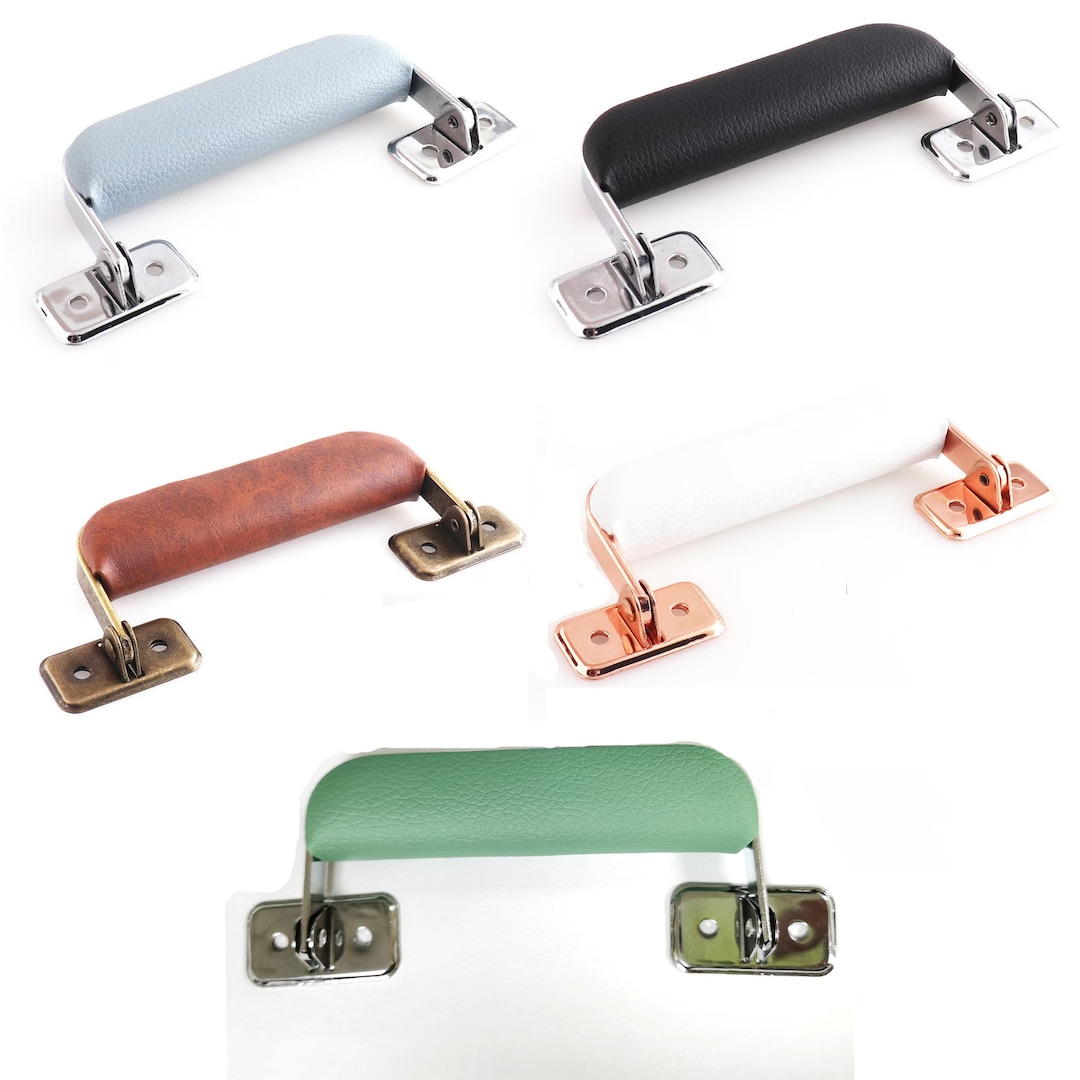 Leather Handle Luggage Case Handle Swivel Suitcase Handle Leather ...