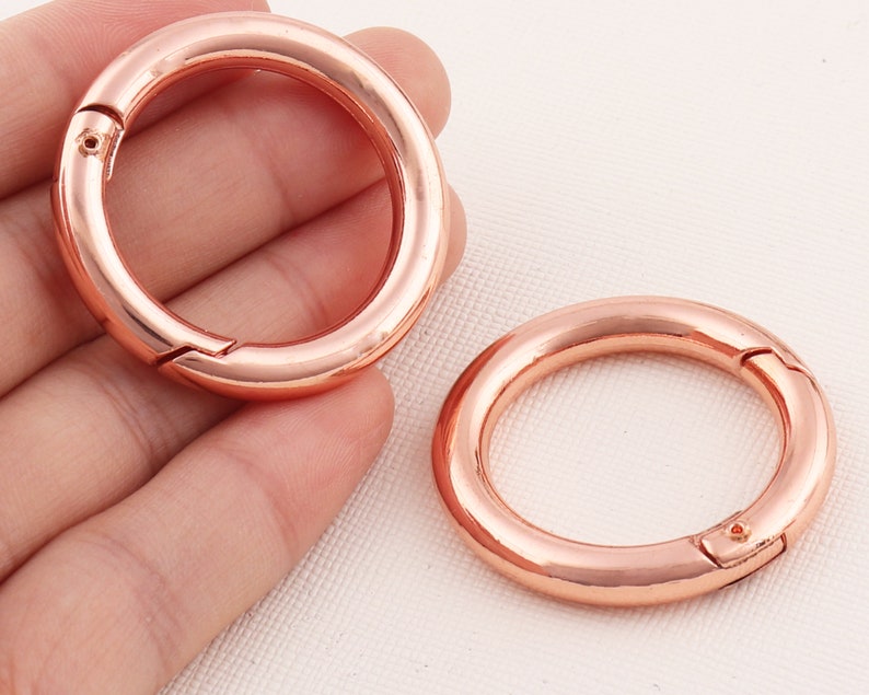 Round Ring Gate Spring Snap Hooks Gate Ring25mm Spring - Etsy