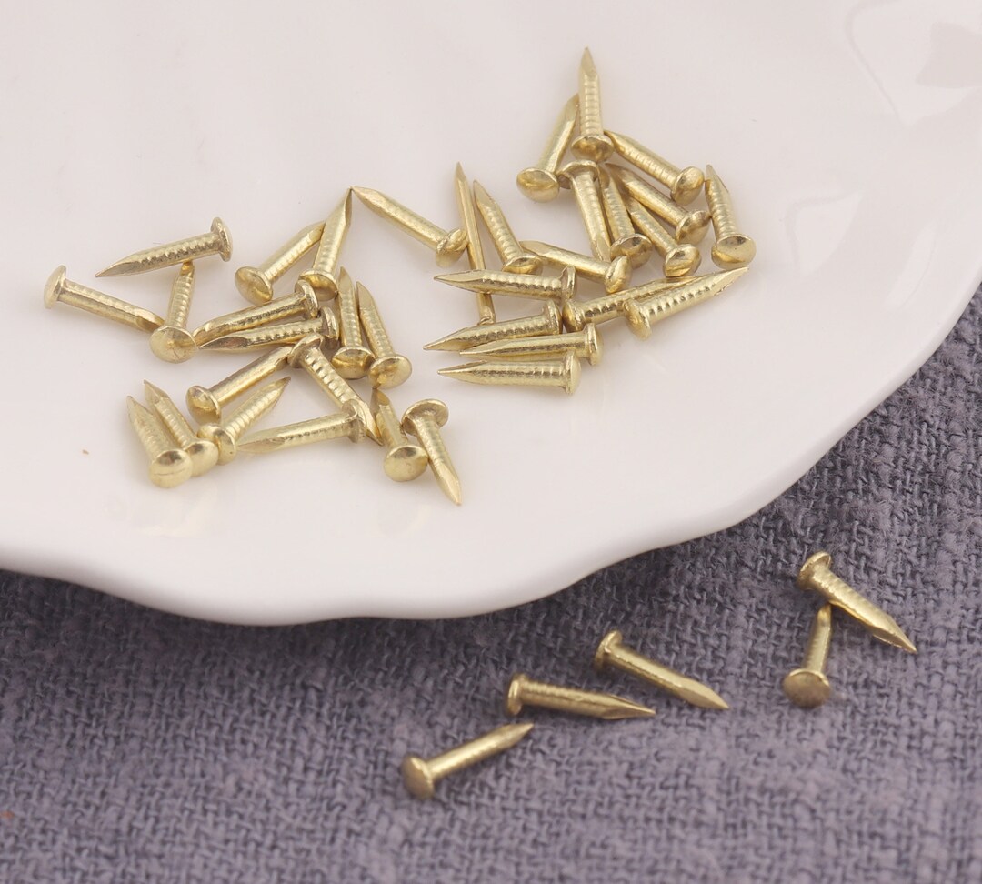 Small Box Hardware,gold Flat Head Screws,wood Screws,leather Screws ...