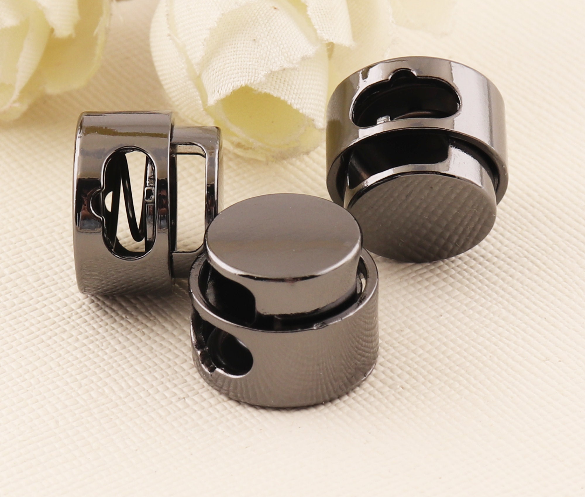 Round Cord Locks/stop Stopper Double Cord Spring/cord - Etsy