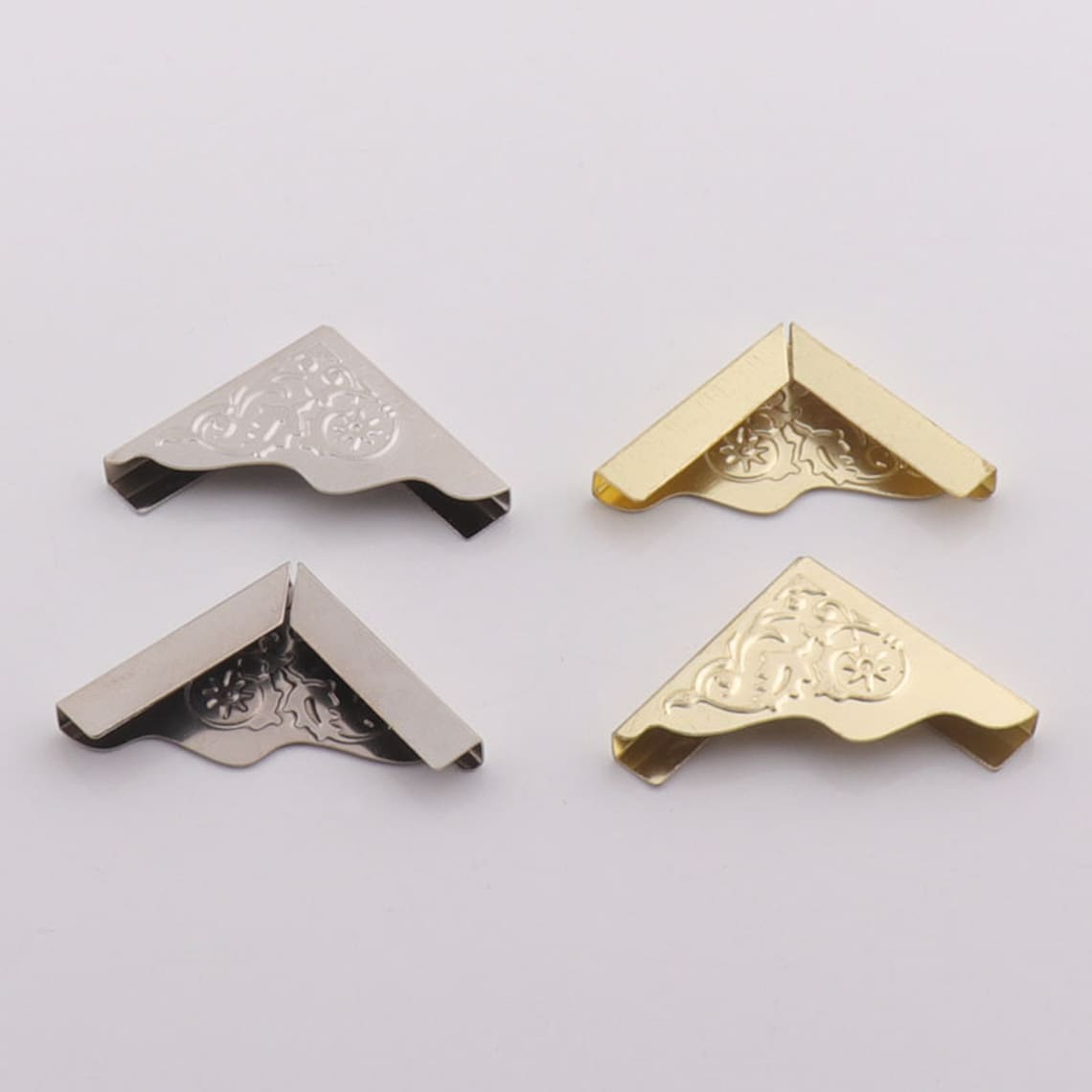 20PCS Silver/gold Notebook Corner Metal Book Binding Corner - Etsy