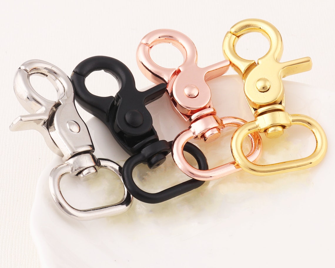 Snap Hook Swivelsmetal Lobster Claw Claspsswivel Snap Hooks | Etsy