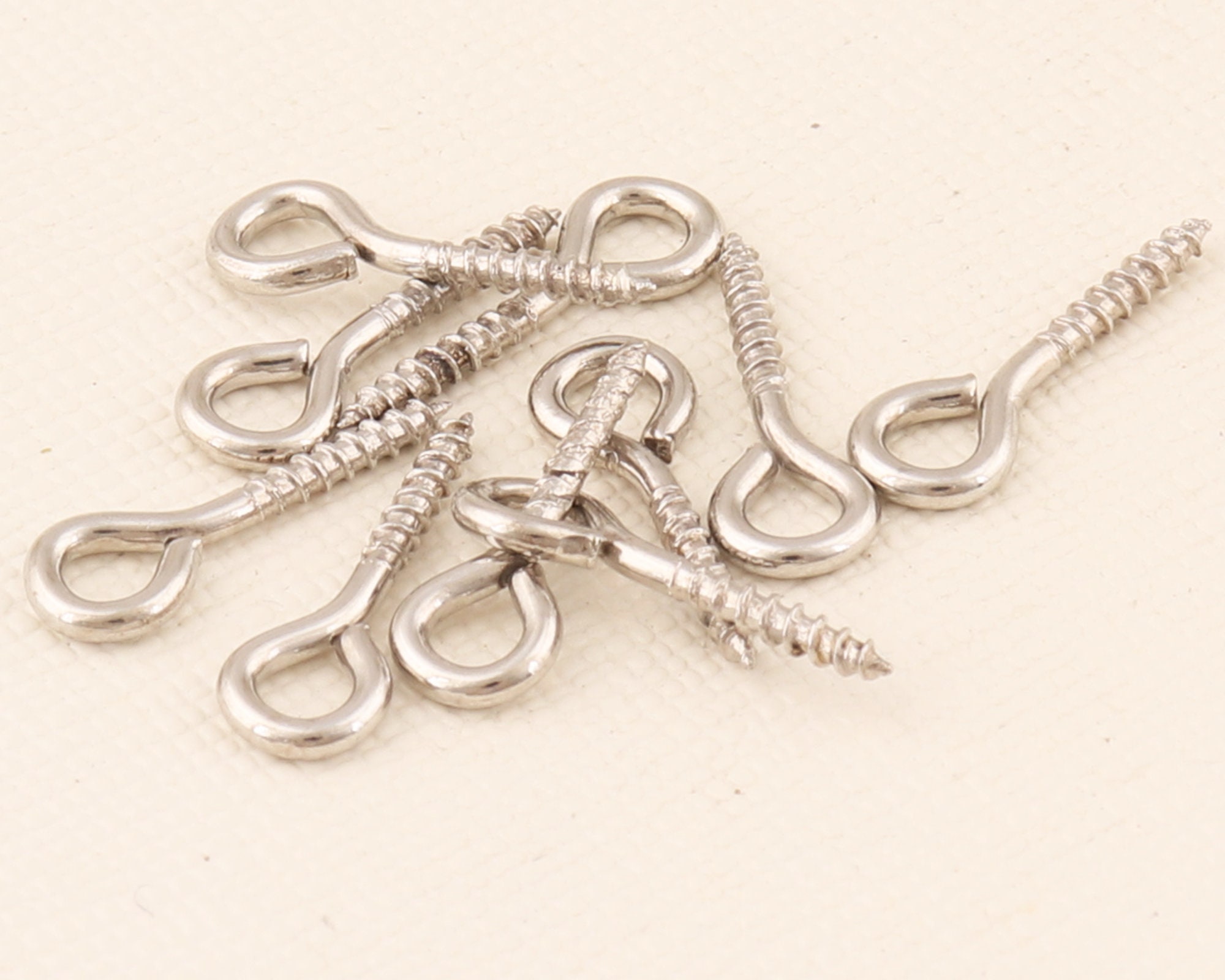 Screw Eye Bailssilver Screw Eyelets Eye Pin Ring Connector - Etsy