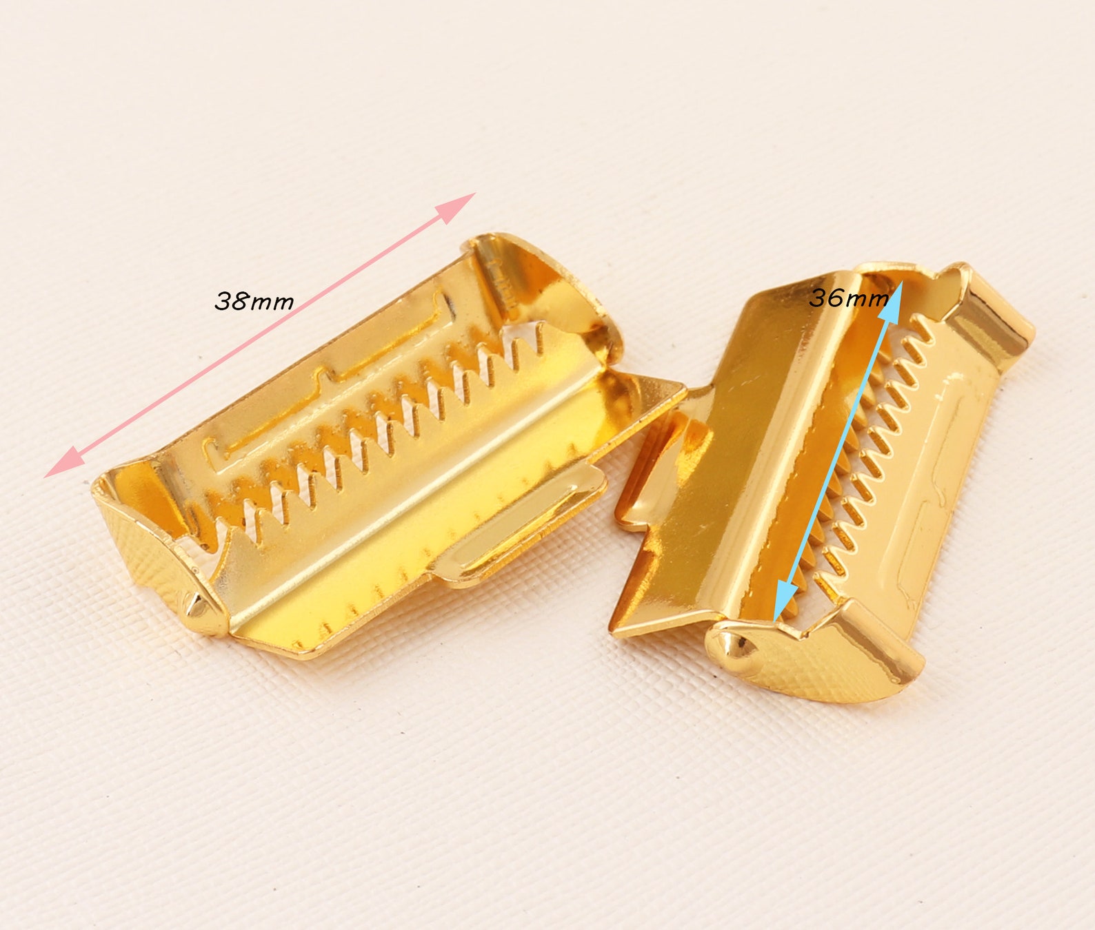 Gold Suspender Slide Adjusters12pcs Ratchet Slides With - Etsy