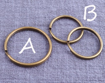 50 Pcs Split Rings 15 Mm Small Key Rings Key Rings - Etsy