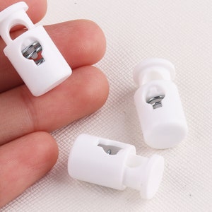 30pcs Cord Lock,spring Loaded Plastic Mini Drawstring Bags, Masks ...