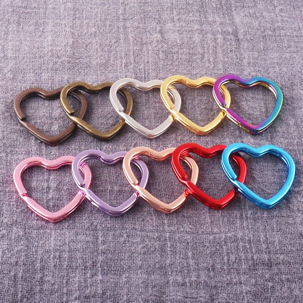 Heart Key Ring - Etsy