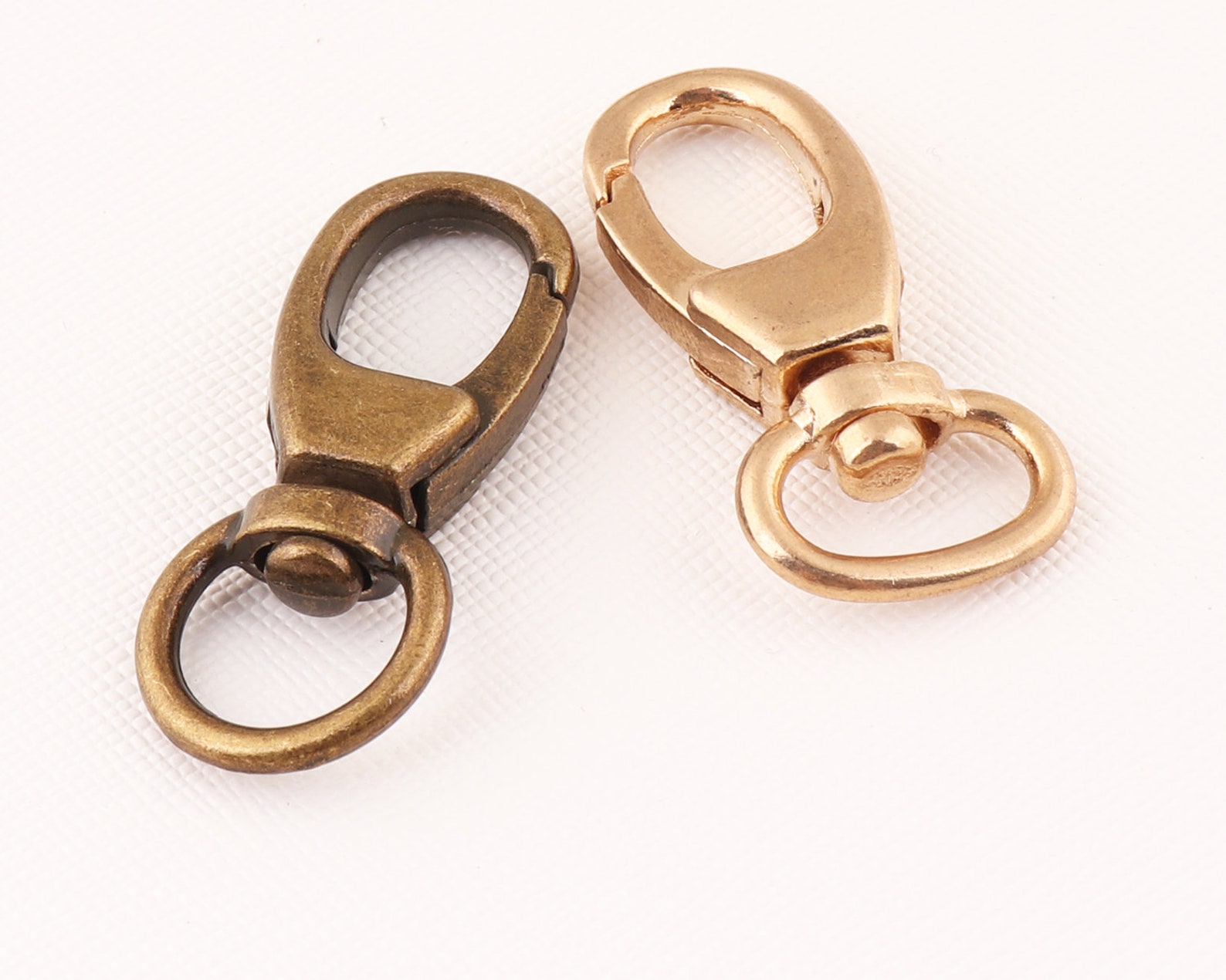 Swivel Lobster Clasp Bronze/light Gold Metal Claw Clasp 8pcs | Etsy