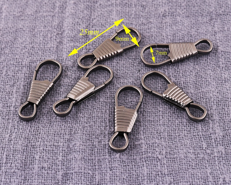 Metal Hooks 80pcs Lanyard Hook Clips 25mm Lanyard Clip Gun - Etsy