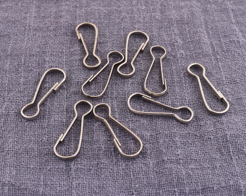 Lanyard Clip 100pcs Silver Plated Lanyard Hook 25mm Lanyard - Etsy
