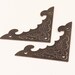 Bronze Jewelry Box Corner, Metal Corner, 40mm Corner Decoration, 40pcs ...