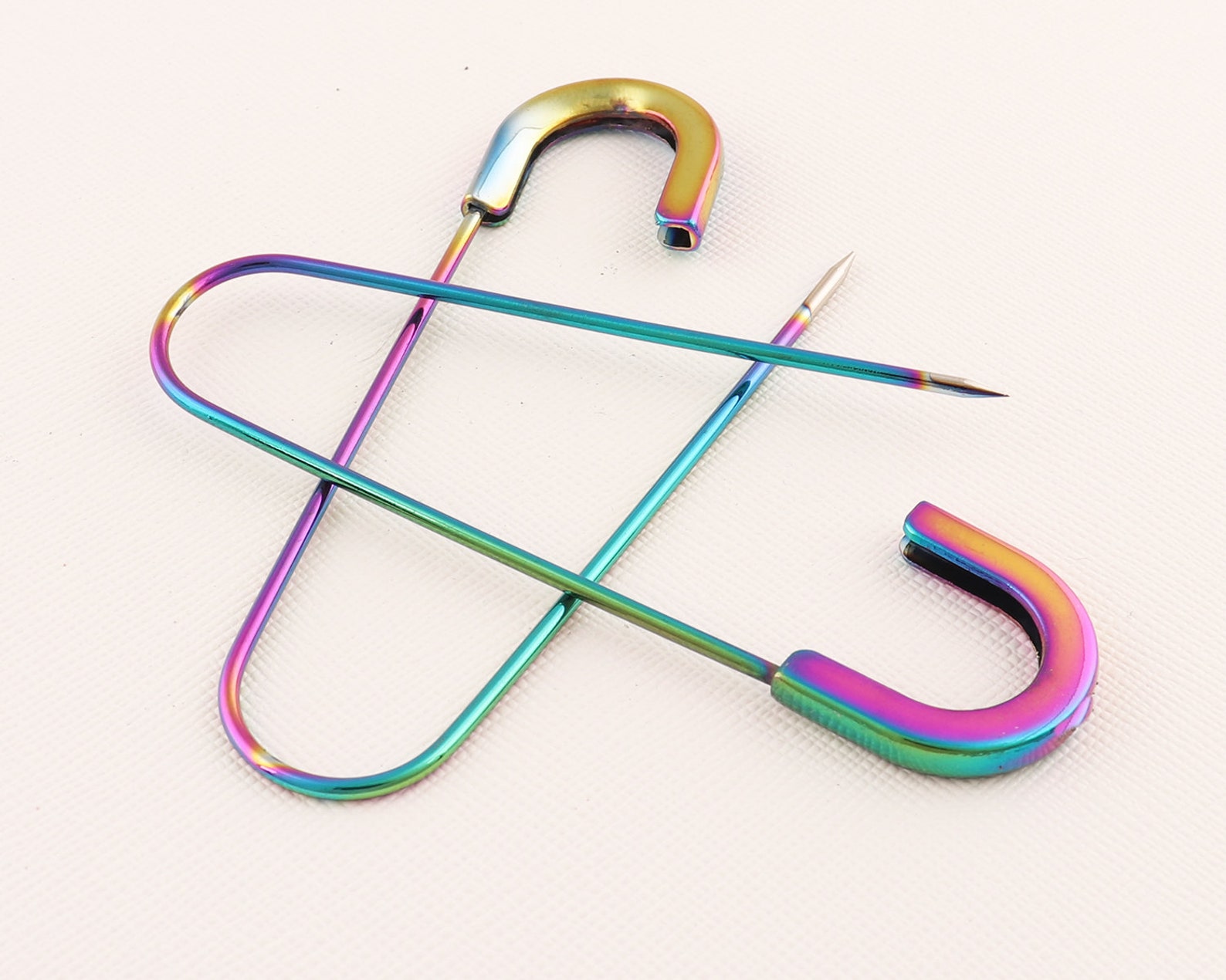 8pcs Rainbow Safety Pins Colorful Charming Safety Pin Metal | Etsy