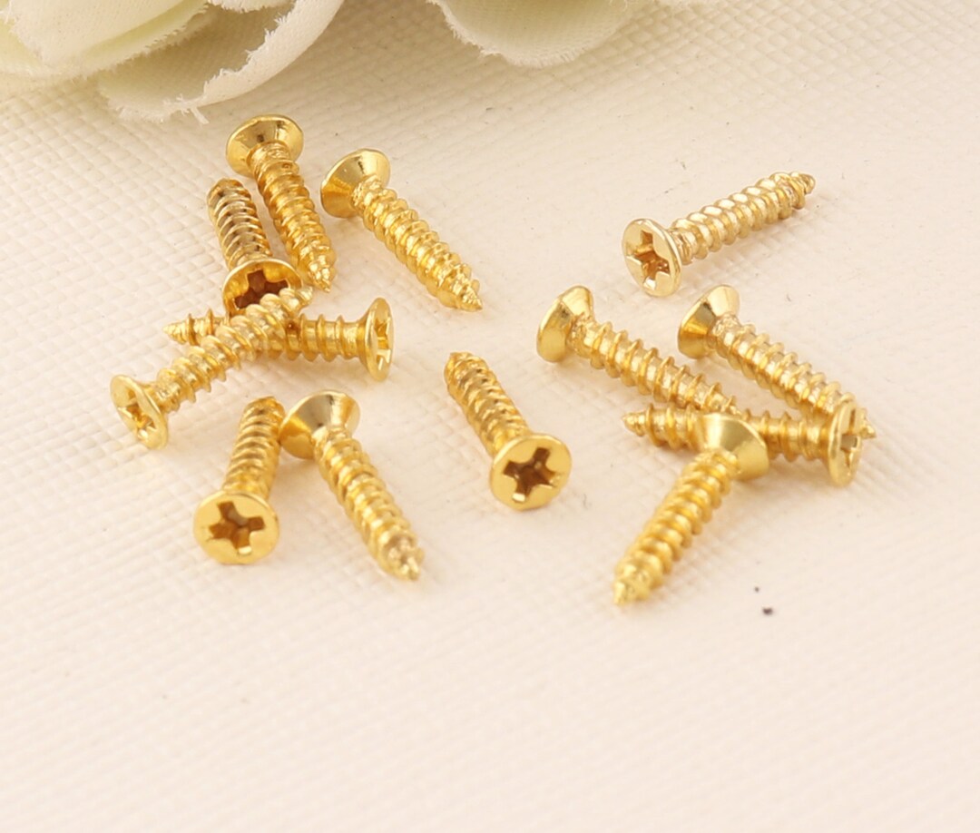 300pcs Box Screws, Slotted Screws,wood Screws,10mm Flat Head Screws ...