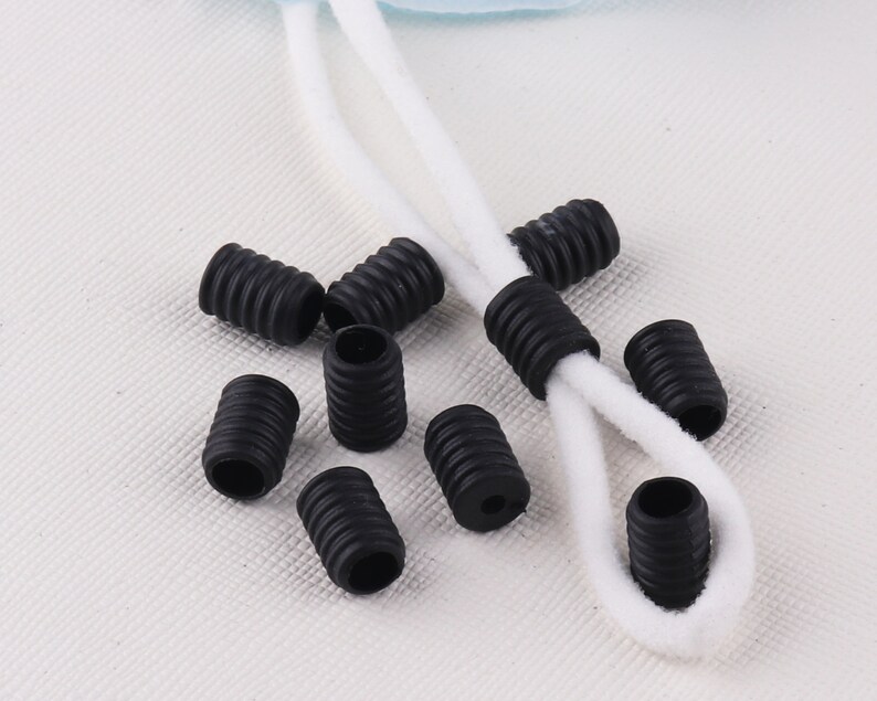 20-60pcs Cord Toggle Lock Rope Buckleface Mask Rope Silicone - Etsy