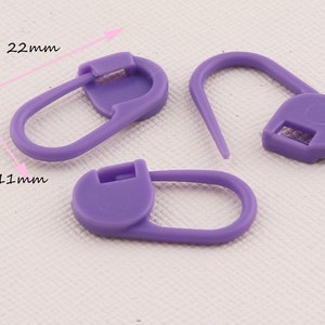 Purple Safety Pin Stitch Markers Plastic,knitting Stitch Markers ...